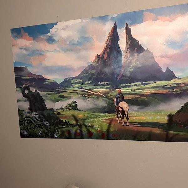 Zelda & Gaming Mural Wall Art Wallpaper Legend of Zelda Tears of the ...
