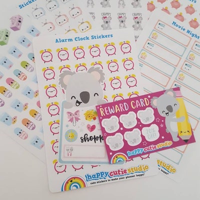 42 Cute Alarm Clock Stickers - Etsy