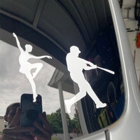 Baseball Player Batting Vinyl Decal Sticker - Etsy