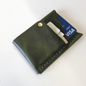 Front Pocket Wallet, Leather Wallet, Dark Ash Big Spender, Minimalist ...