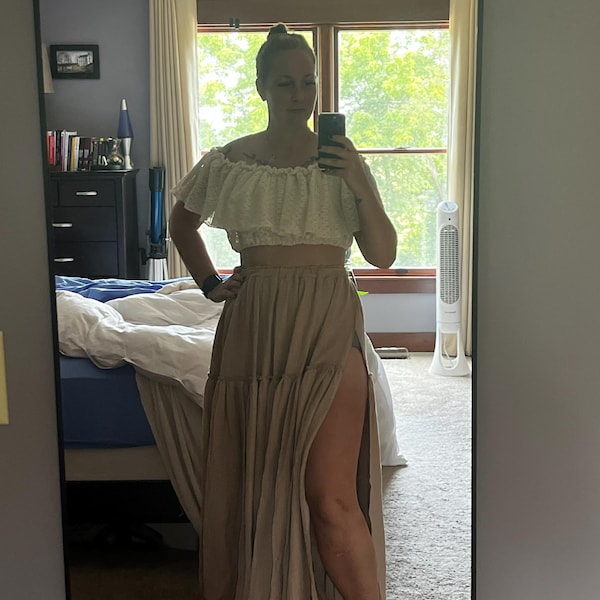 Nelly Women's Boho Two-pieces Set | Two-color Vintage Lace Top and ...