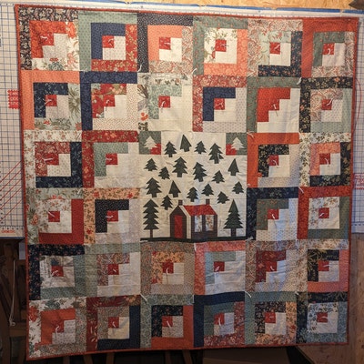Cabin in the Woods Quilt Pattern - Etsy