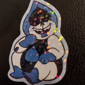 Deltarune Lancer A6 Size Sticker Sheet 4.1 in X 5.8 In Water Resistant ...