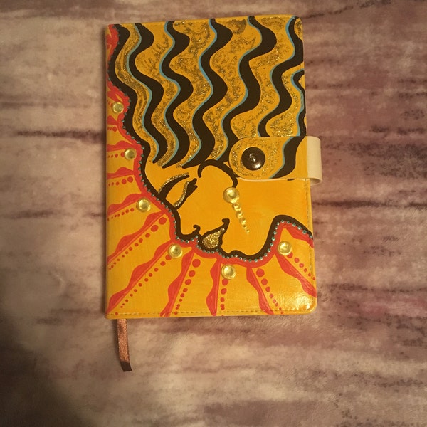 LARGE Hand Painted Journal 8.5x11 360 Lined Pgs. - Etsy