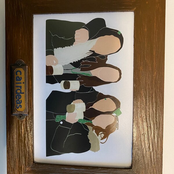 Custom Friends Portrait , Digital Illustration of Best Friends ...