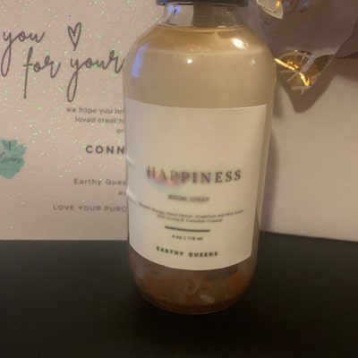 Happiness Intention Room Spray Manifestation Spray Crystal Infused ...