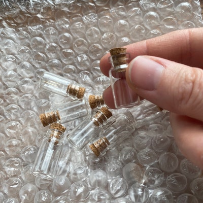 100 1ml Bitty Bottles. Empty Glass Vials. Glass Bottles. - Etsy