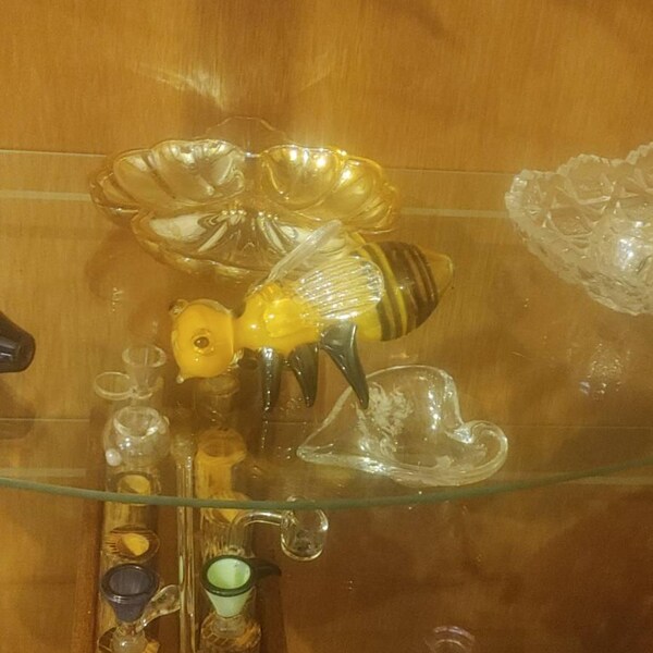 Flower Glass Pipe - Glow in Dark Glass Pipe - Beautiful Aesthetic Pipe ...