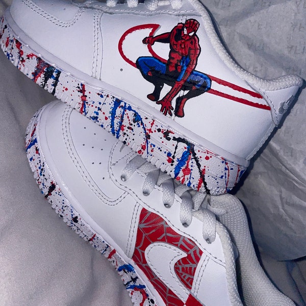 Sesame Street Elmo Cookie Monster Inspired Air Force 1 Trainers ...