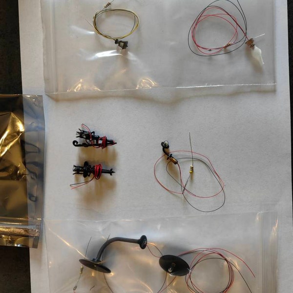 Traffic Light Double 3 Signals in Scale H0 / 00 With Micro Led SMD ...