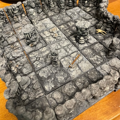 Egyptian Temple Facade / Statues DND and Wargaming Terrain - Etsy