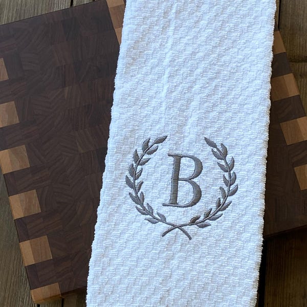 Laurel Wreath Font Frame Embroidery Monogram Frame - Instant Download ...