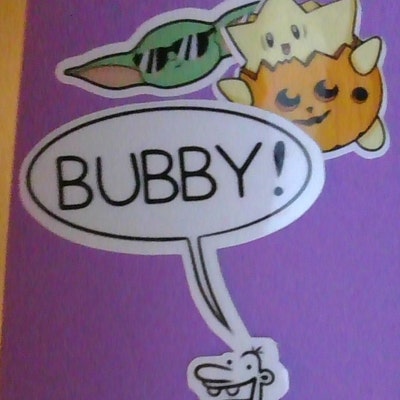 Manny Shouting Bubby Meme Sticker Diary of A Wimpy Kid Inspired Sticker ...