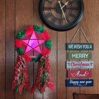 Philippine Colors Traditional Parol With Remote Controlled Light ...
