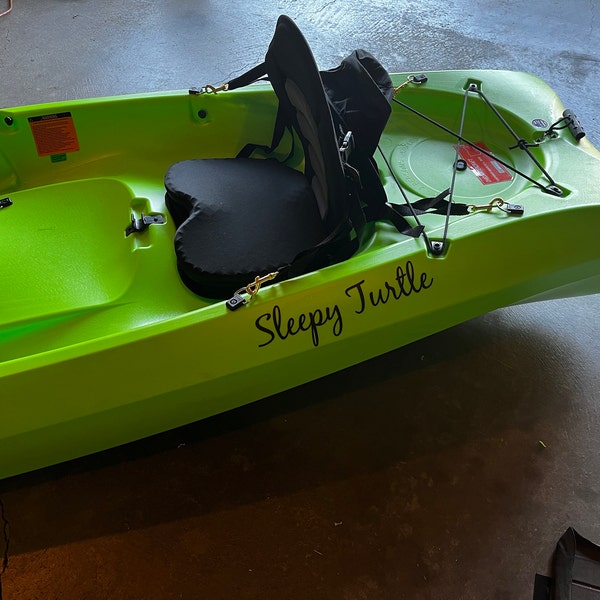 Custom Kayak Name Decal, Canoe Decals, Hull ID , Personalized Kayak ...