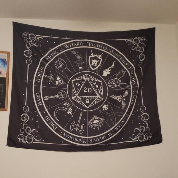 Map of Witchlight Carnival Indoor Wall Tapestry | Colored RPG Dungeons and Dragons Dnd Wild ...