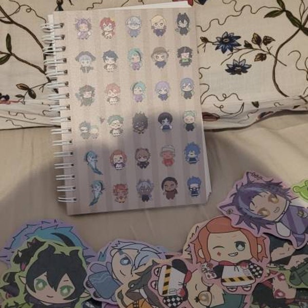 Twst Characters Fan Art Sticker Book - Etsy