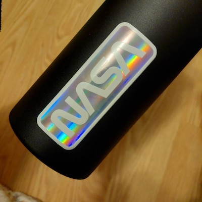 NASA Worm Holographic Vinyl Decal Futuristic Sticker Astronomy / Space ...