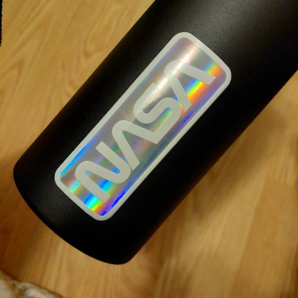 NASA Worm Holographic Vinyl Decal - Futuristic Sticker - Astronomy ...