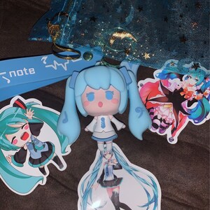 Hatsune Miku Keychain Miku Keyring - Etsy