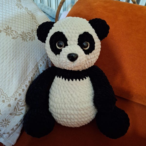 Crochet Panda Pattern, Amigurumi Panda Pattern PDF in Eng, Cute Bear ...