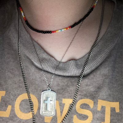 BLACK Sunset Choker Necklace Vsco Tik Tok Western Jewelry - Etsy