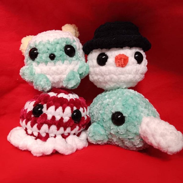 Little Critters No Sew Burrow Buddies Crochet Pattern 7 Pack toad ...