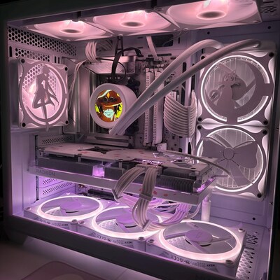 Sakura Cherry Blossom Petals Gaming Computer Fan Shroud / Grill / Cover ...