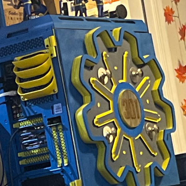 3D Vault Door Wall Art Inspired by Fallout. Customizable Numbers and ...