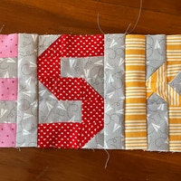 Alphabet Quilt Block Pattern, ABC, 5" Blocks, Personalized Quilt, Name ...