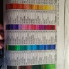 180 Colors 1 Page DIY Blank Color Chart /swatch Sheet Digital Download ...