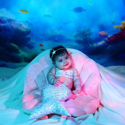 Infant/toddler Mermaid Tails for Playtime Great for Photoshoots ...