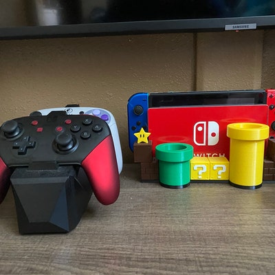 Nintendo Switch Stand Mario Themed Dock - Etsy