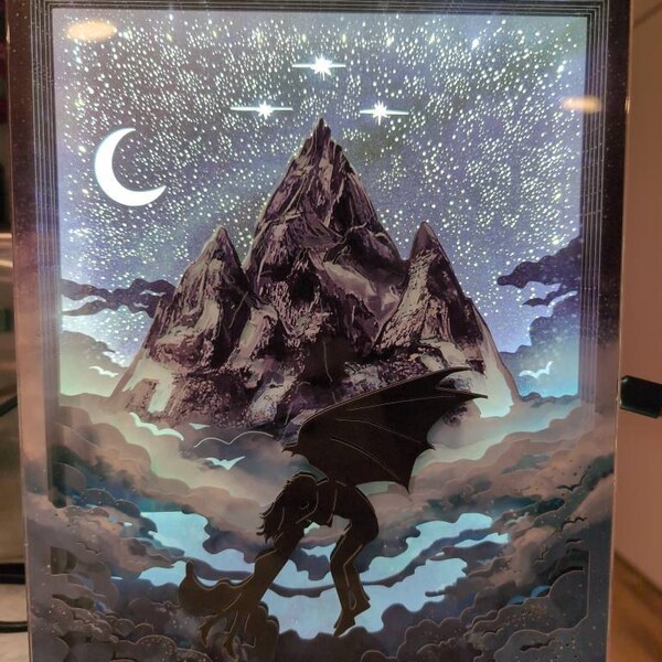 The Legend of Zelda Inspired Shadow Box 3D LED Light Box - Diorama - A ...
