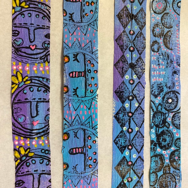 Printable Mixed Media Collage Sheets - Etsy