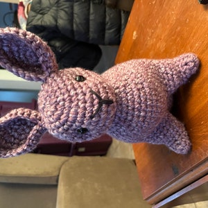 Crochet Pattern Realistic Mini Bunny Rabbit Amigurumi English PDF ...