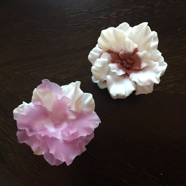 African Violet Silicone Mold. Saintpaulia Flower Silicone Mold. 3d ...