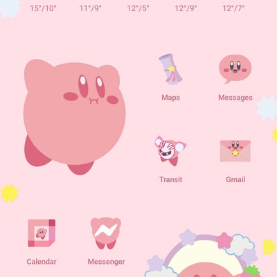 Cute Kirby's Dream Bffet Digital Planner Goodnotes Templates Digital ...