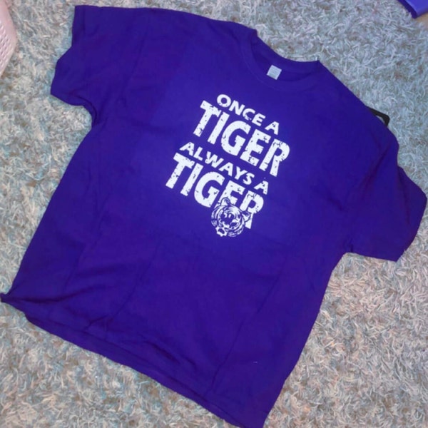 Tiger Svg, Tigers Svg, Once a Tiger Always a Tiger, School Pride Mascot ...
