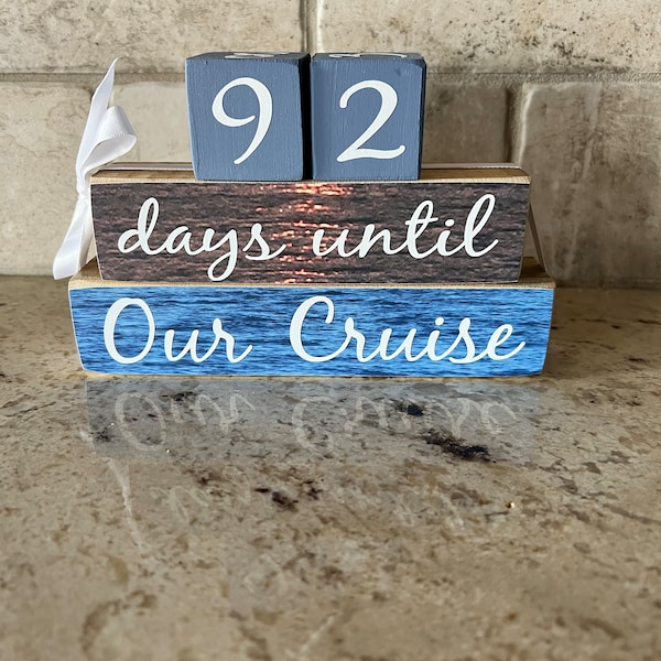 Cruise Vacation Countdown, Days Until, or Optional (weeks Until), Our ...