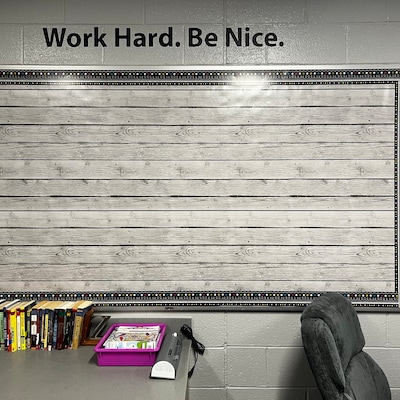Classroom Wall Decor Work Hard. Be Nice. Classroom Wall Decal - Etsy
