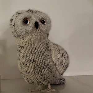 SPECIAL OFFER Knitting Pattern Snowy Owl - Etsy
