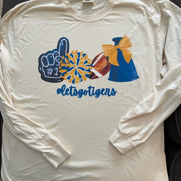 Custom Football Bow School Spirit Tee, Football Mom, Football ...