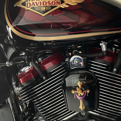 Harley Davidson Custom Made Timing / Points Cover for All - Etsy