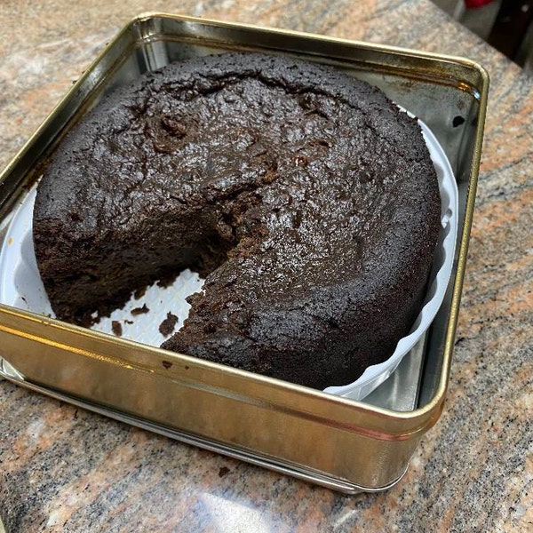6-inch Dia., 2 Lb. - Caribbean Rum Fruit Cake (black Cake) - Etsy
