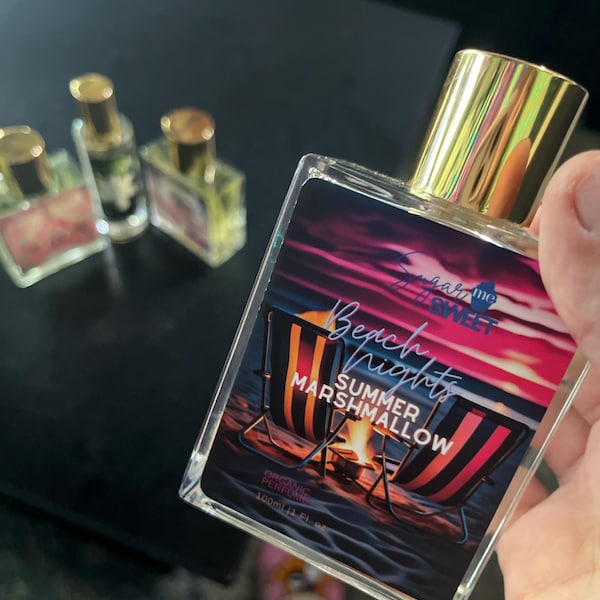 Beach Nights Summer Marshmallow Perfume | Gourmand, Dessert | Organic ...