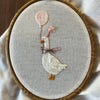 Party Goose Embroidery Pattern Beginner PDF Vintage Goose Embroidery ...