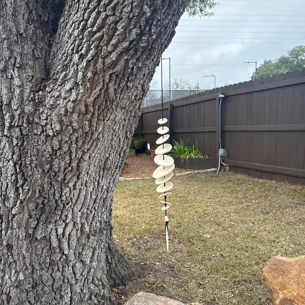 One Small Black Clay- Ceramic Wind Chime -wrap Wind Chime-patio ...