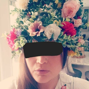 Midsommar May Queen Crown Flower Crown With Arch Giant - Etsy