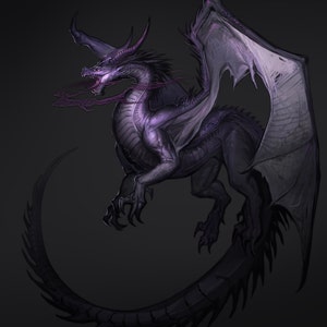 Custom Dragon Commission Art/ Design - Etsy